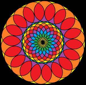 Spectral Flower | RobertLovesPi.net