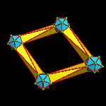 Building a Rhombic Enneacontahedron, Using Icosahedra and Elongated Octahedra | RobertLovesPi.net