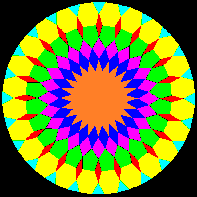 Mandala Based on the Number 48 | RobertLovesPi.net