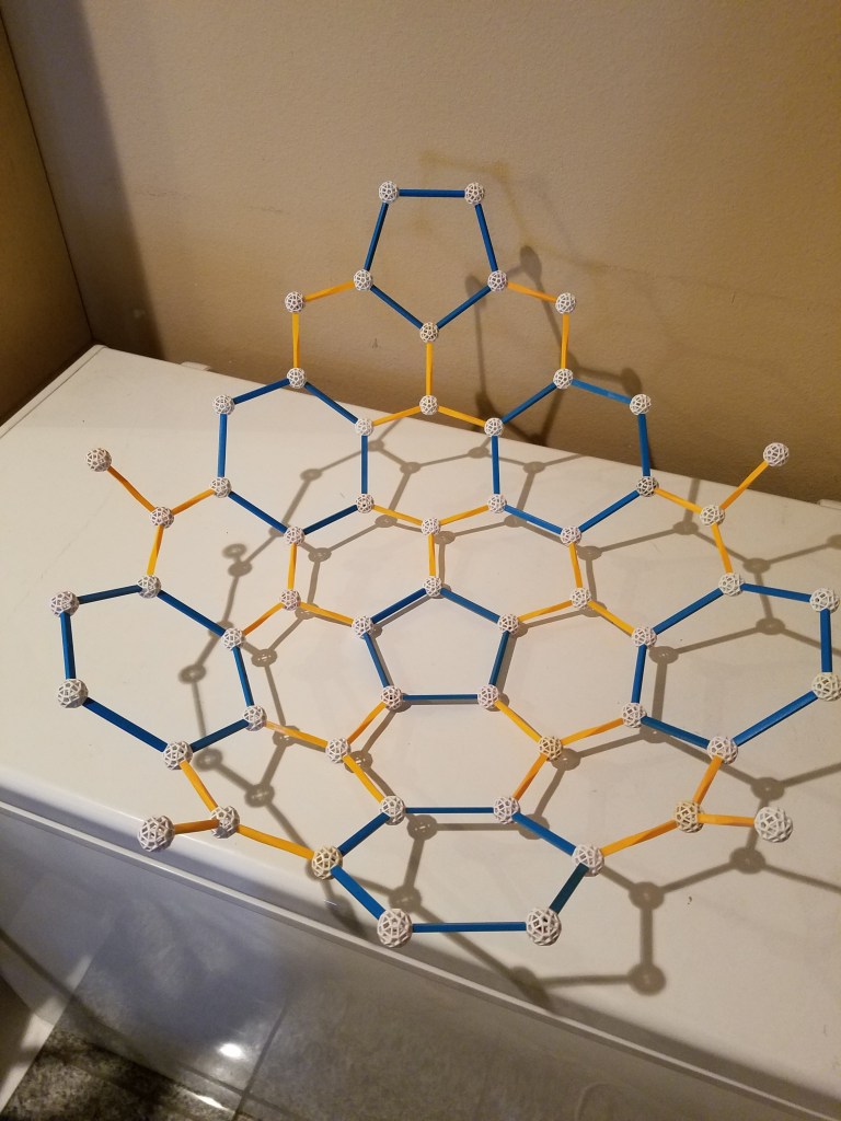 The Construction of a Zome Model of a 240-Atom Fullerene Molecule, In Seven Pictures ...