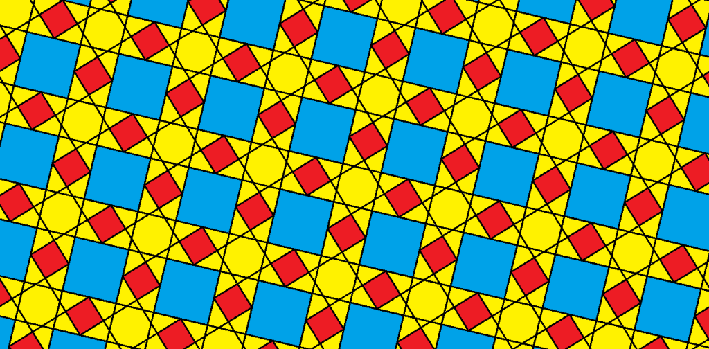 Tessellation of {8, 3} Star Octagons, and Two Sizes of Squares ...