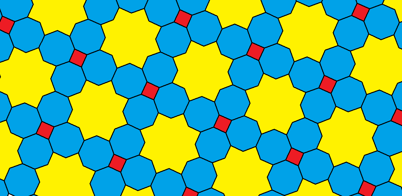 A Tessellation of Regular Octagons, Squares, and Eight-Pointed Stars ...