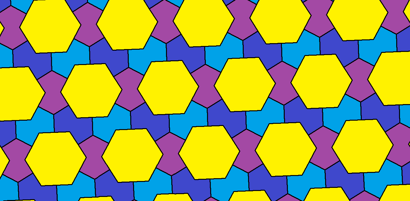 Tessellation of Regular Hexagons and Concave Octagons | RobertLovesPi.net