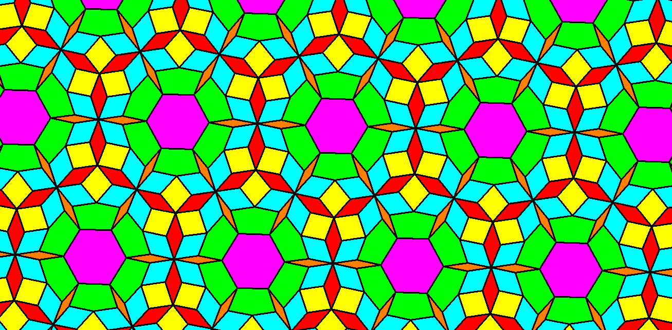 A Tessellation Featuring Regular Hexagons, Convex Pentagons, and Four ...